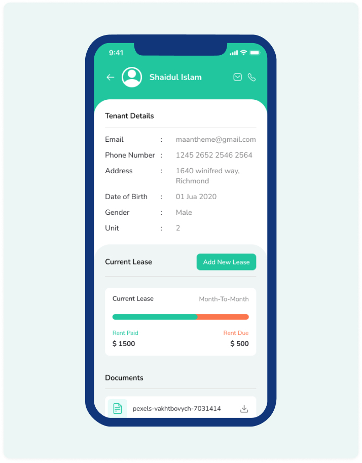 House Rental Management Flutter App UI Kit ( Android & iOS) by Acnoo